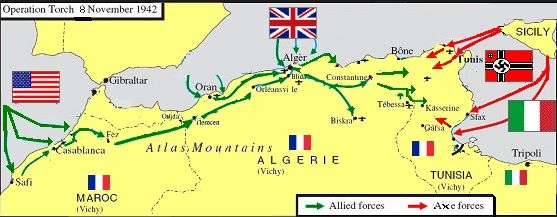 IL Y A 80 ANS, LE 8 NOVEMBRE 1942 – L’OPERATION TORCH – – Musée de la Résistance de la Zone 13